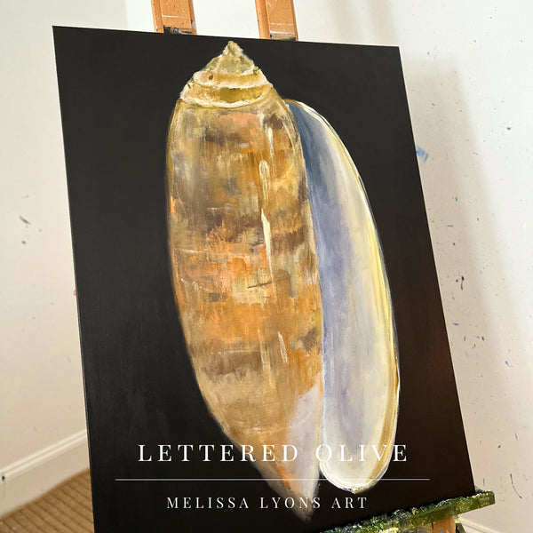 Lettered olive – Melissa Lyons Art