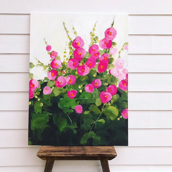 Hollyhocks – Melissa Lyons Art